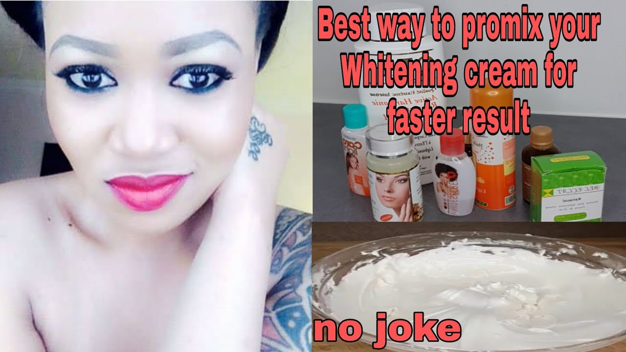 EXTREME WHITENING & SAFE CREAM + How to promix your cream for faster ...