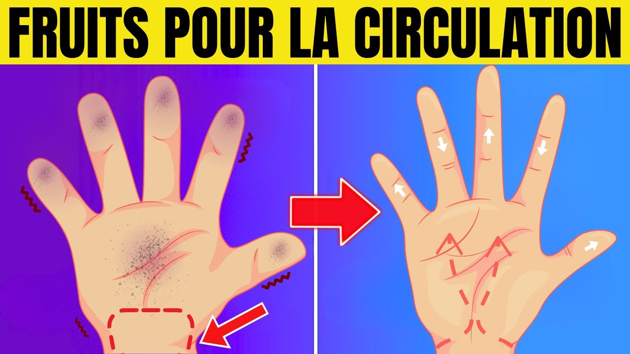 7 Fruits qui Amélioreront la Circulation des Mains et des Pieds - YouTube