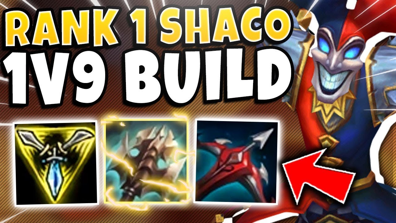 THIS NEW #1 SHACO WORLD BUILD IS 100% NUTS! (ULTIMATE 1V9 BUILD ...