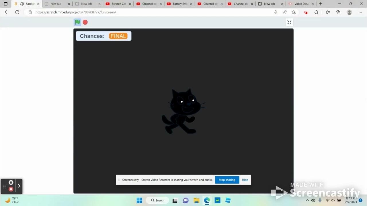 Scratch Cat Error 1.5 - YouTube