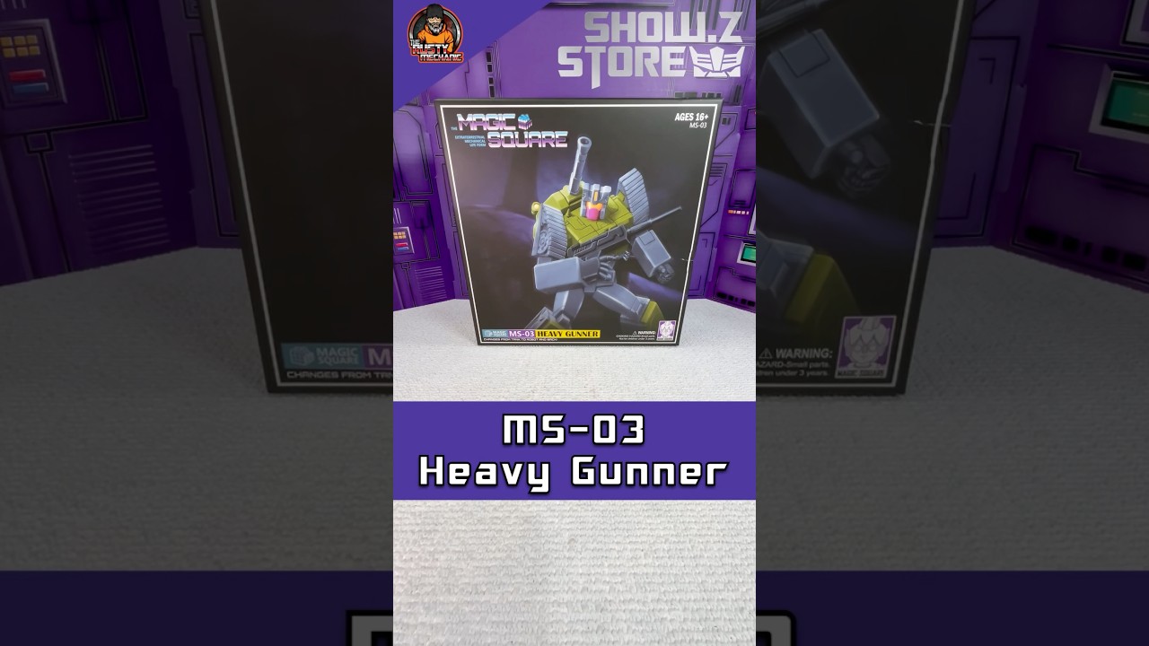 Transformers Magic Square MS-03 Heavy Gunner Brawl Unboxing # ...