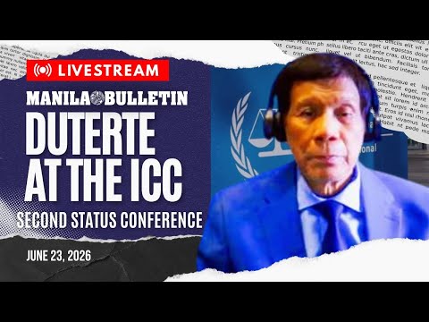 LIVE: Duterte ICC Second Status Conference | Jun. 23