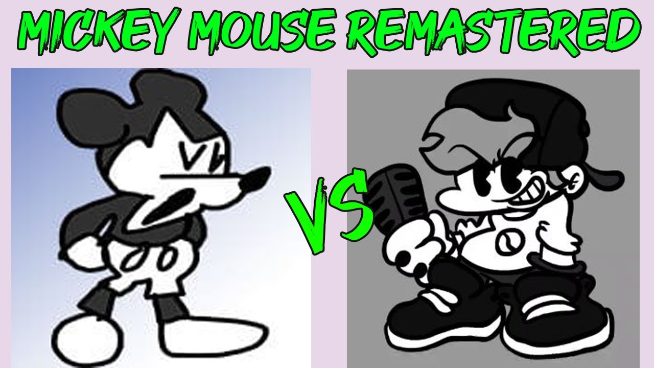 FNF VS MICKEY MOUSE Remastered - YouTube