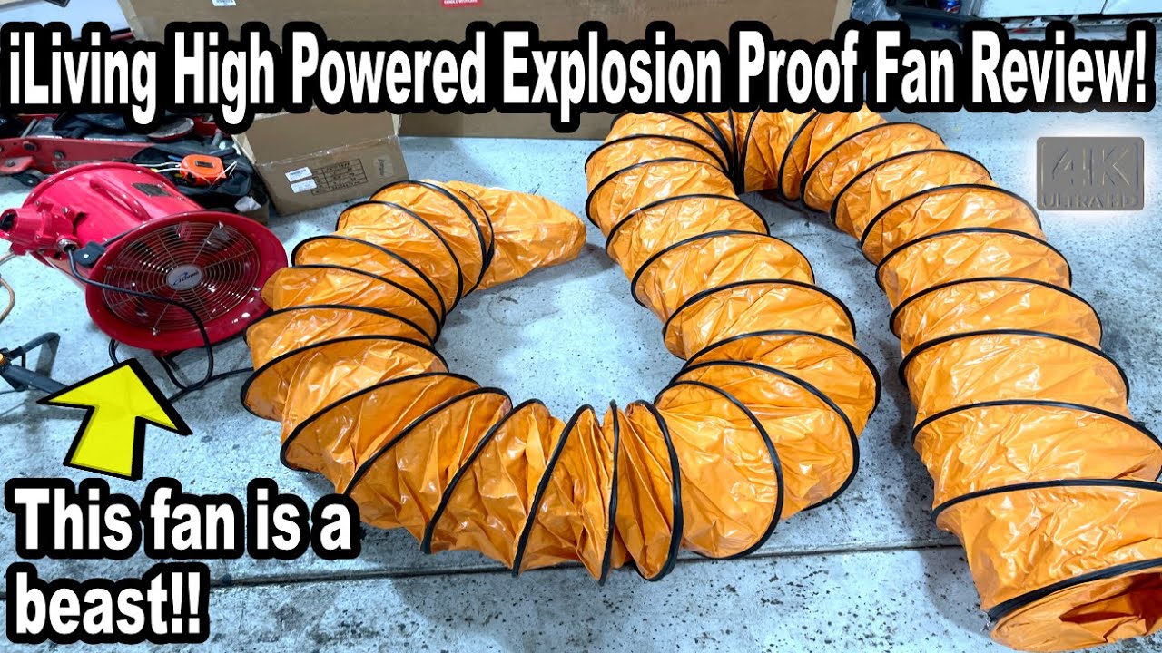 Explosion Proof Fan Review, Unboxing Plug Attachment & Chute Install ...