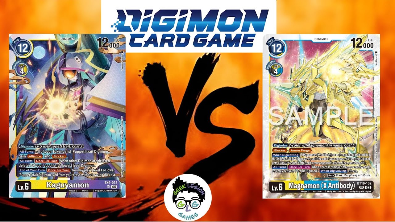 Kaguyamon Vs Magnamon X | Digimon TCG EX09 | Locals Match - YouTube
