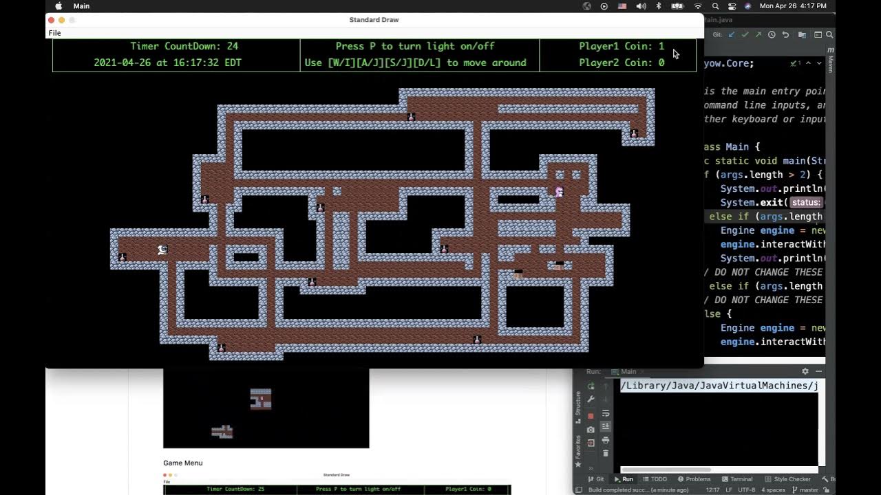 CS61B Project 3: BYOW (Spring 2021) - YouTube