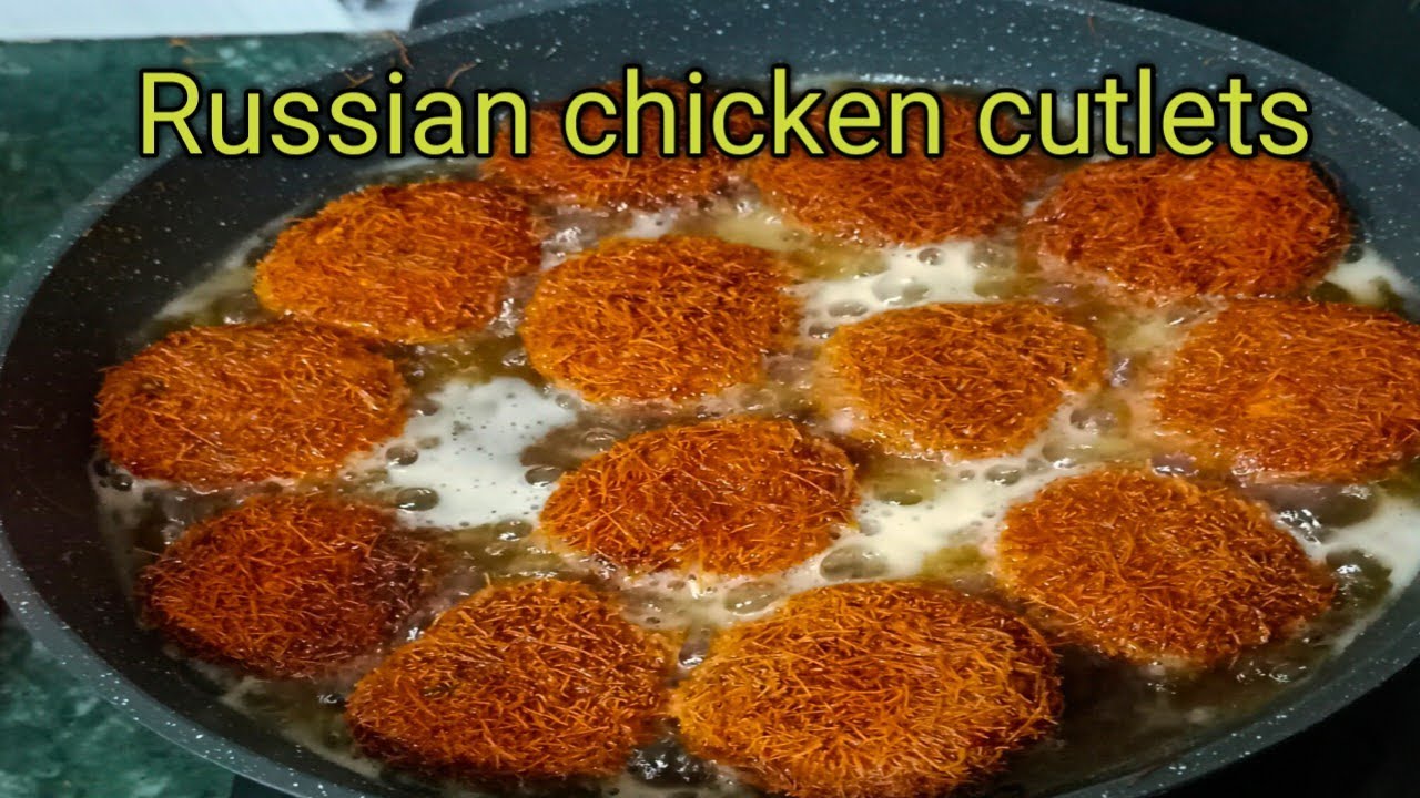 Russian Chicken Cutlet recipe ll Ramazan Special Chicken Russian Cutlet ...