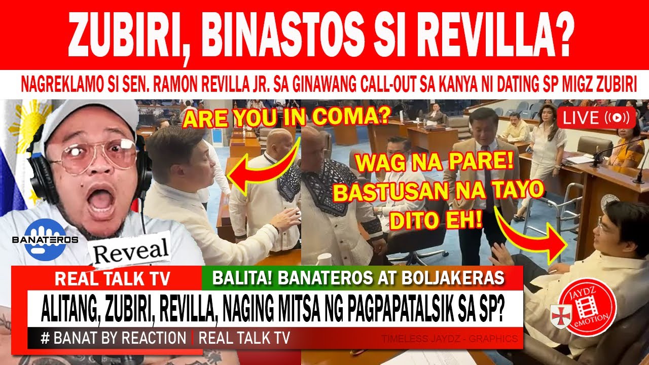 SEN. BONG: 'WAG NA PARE BASTUSAN NA TAYO DITO EH! ALITANG, ZUBIRI ...