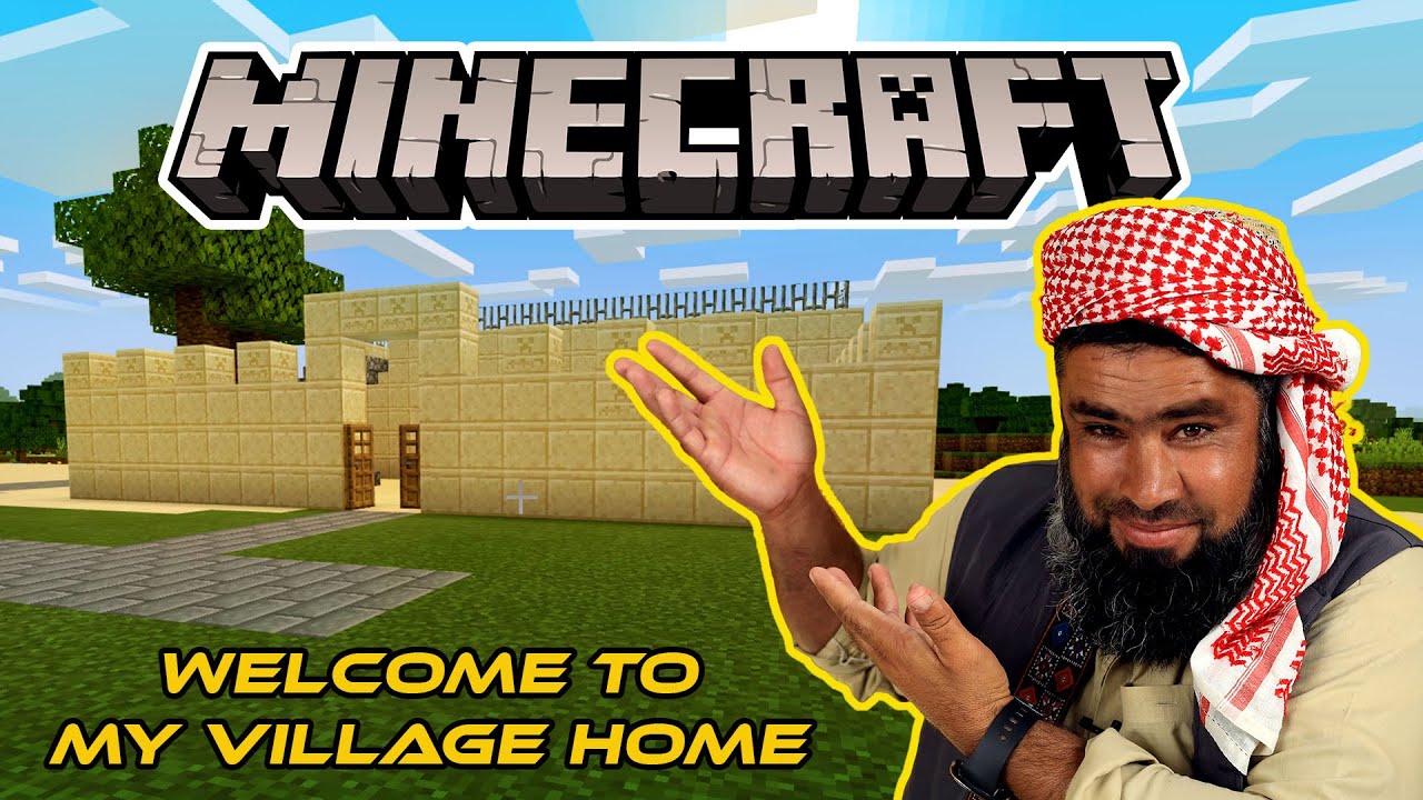 Tribal People Recreate Their Village Home In Minecraft PS5 - YouTube