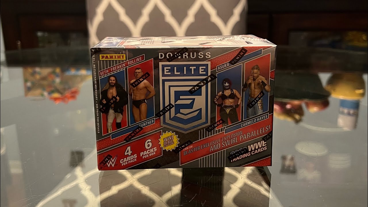 2023 DONRUSS ELITE WWE BLASTER BOX REVIEW! BONUS RIP! - YouTube