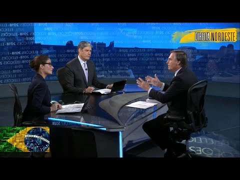 BOLSONARO NO JORNAL NACIONAL 28/08/18 - ENTREVISTA COMPLETA