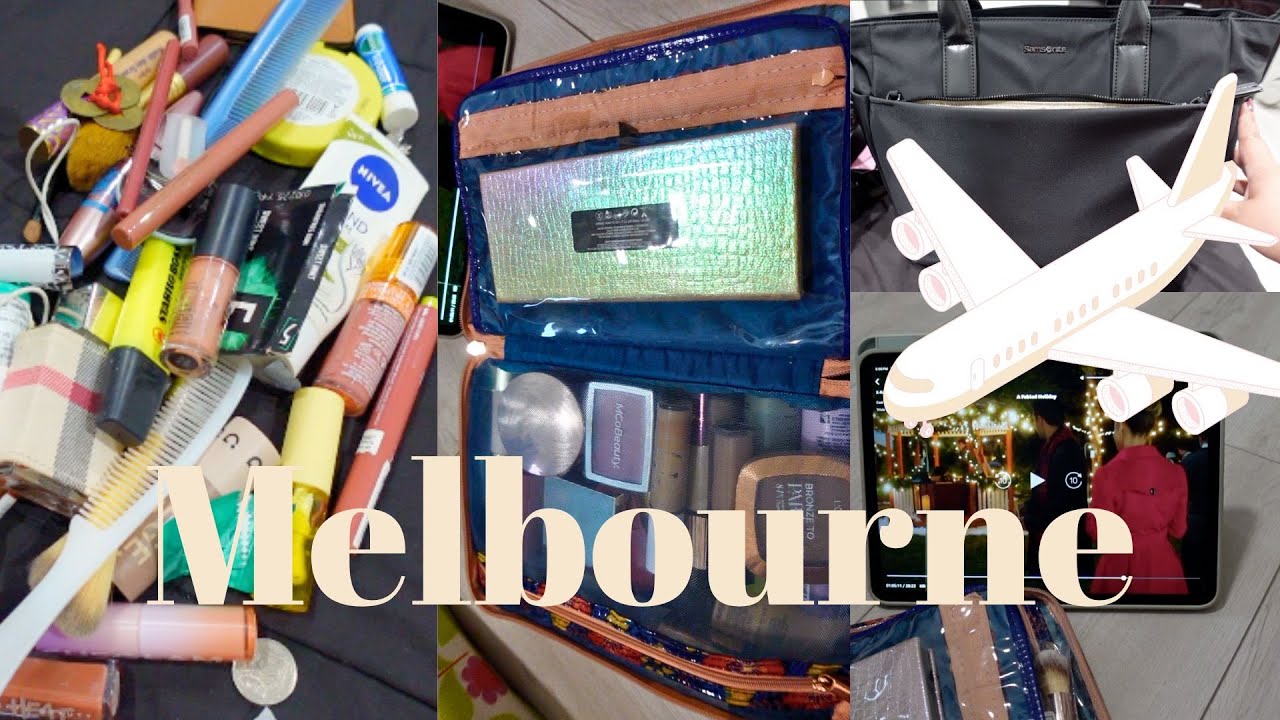 Packing for Melbourne - A Day in my life - YouTube