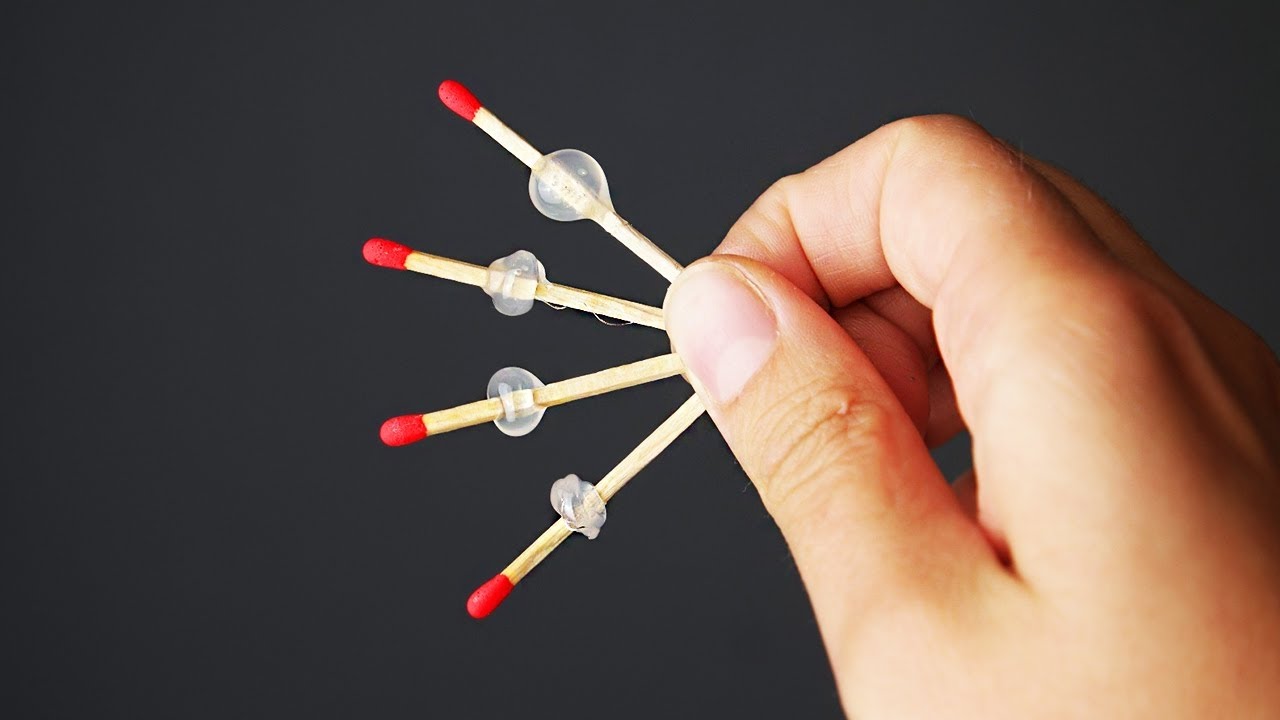 5 Cool Things You Can Do With Matchsticks! - YouTube