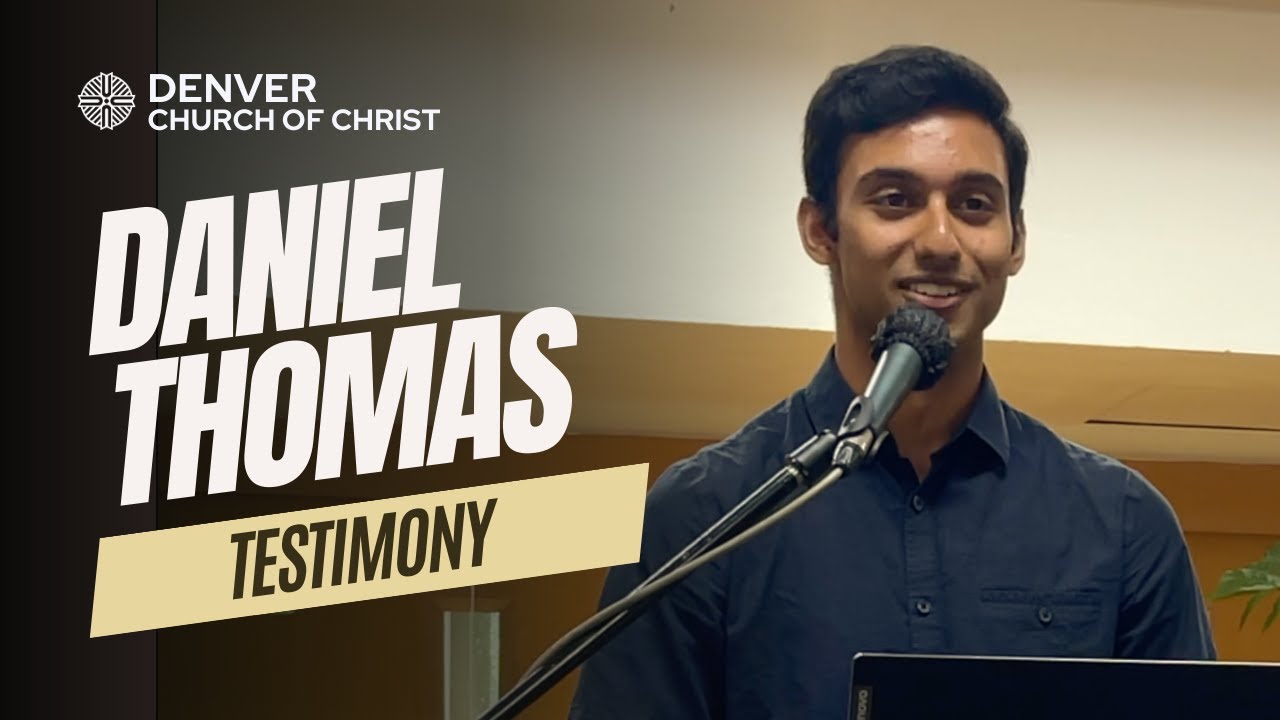 Testimony: Daniel Thomas - YouTube