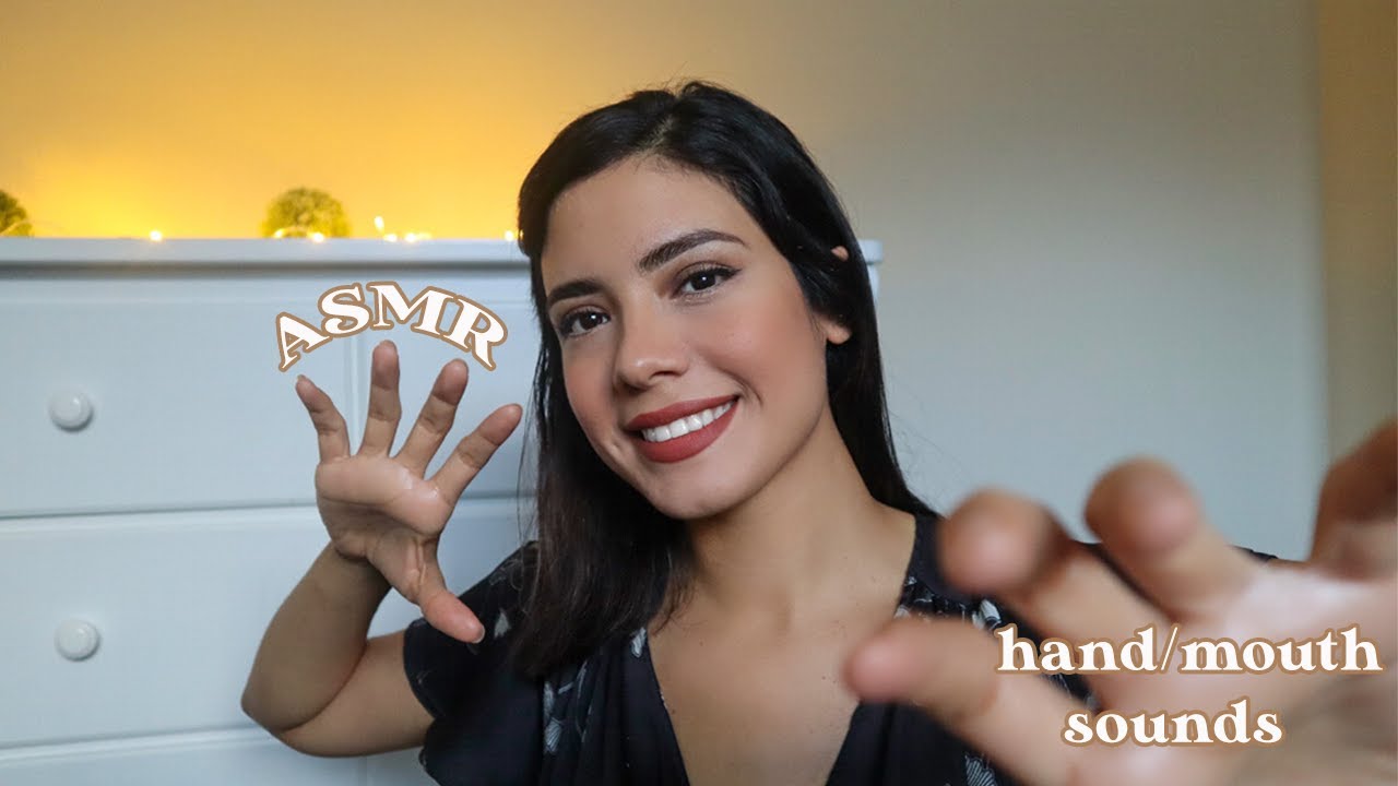 (ASMR) FAST and AGGRESSIVE hand movements with mouth sounds 🤚🏼👄 - YouTube