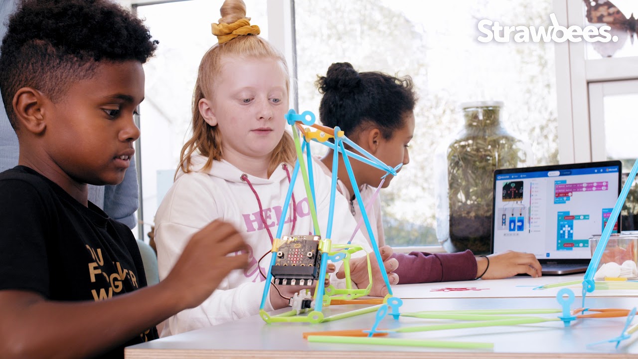 Build a Robotic Crane by Strawbees - YouTube