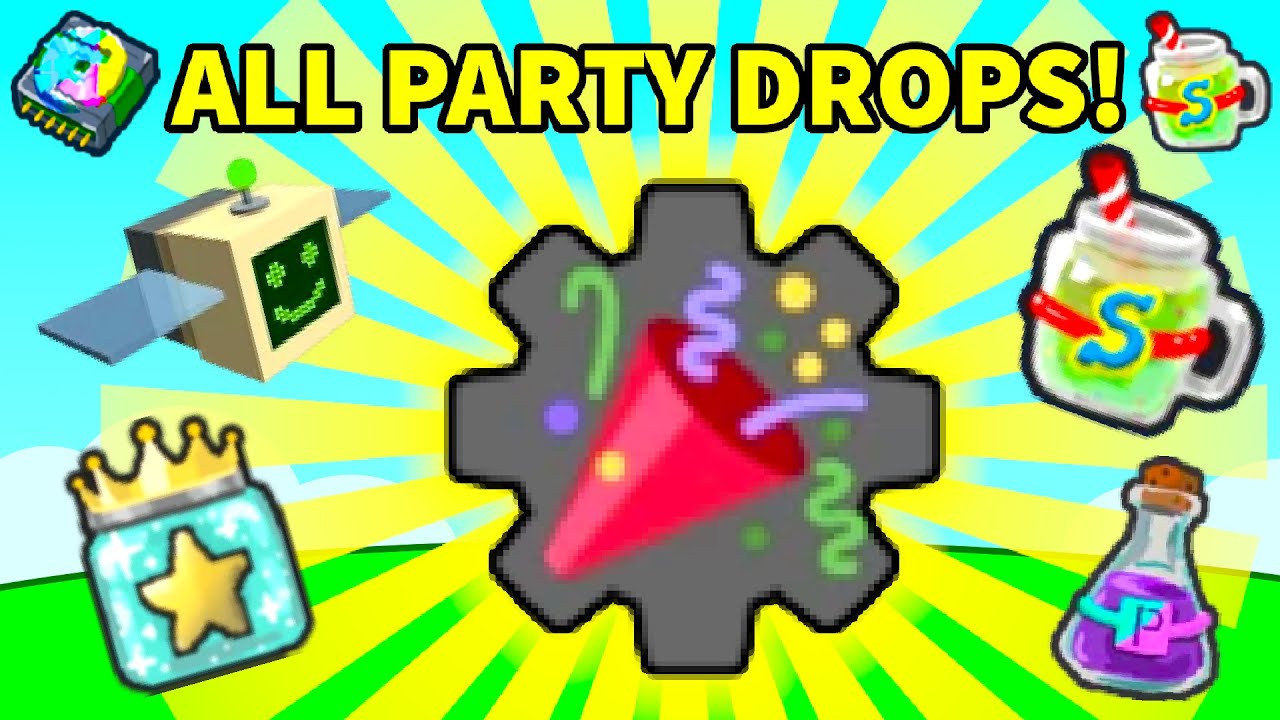 🔥🎉The Best Robo Party Loot Drops in Bee Swarm Simulator! Robo Party ...