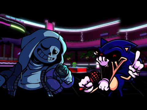 Cornered Sans VS Sonic Exe 🎶 (FNF Take it)