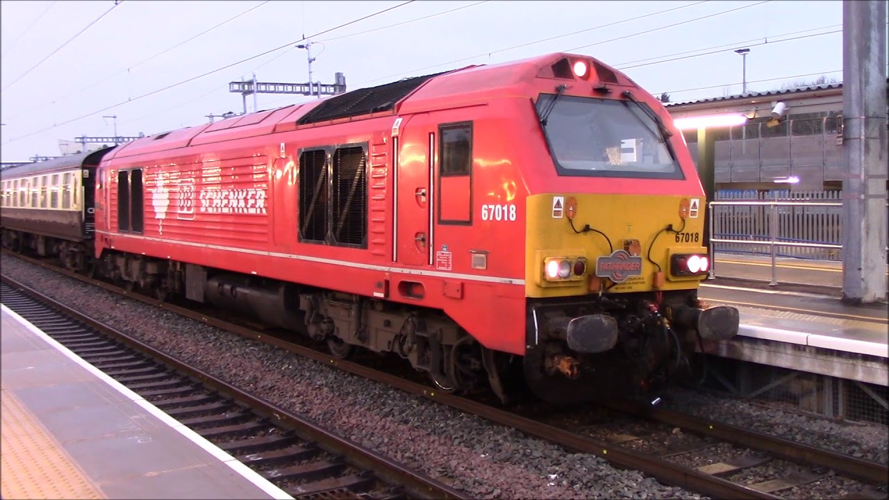 Class 67018 | The Chester Chuffer (Pathfinder Tours) | - YouTube