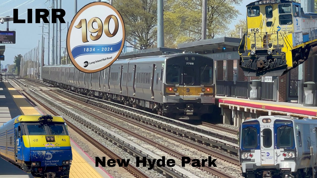 LIRR 190th Anniversary Celebration action @ New Hyde Park #railfanning ...