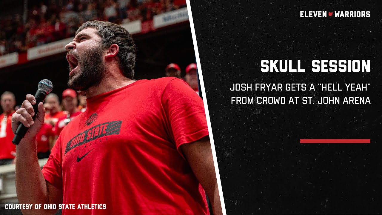Josh Fryar tells Skull Session crowd to pack its toughness and gets a "Hell yeah" - YouTube