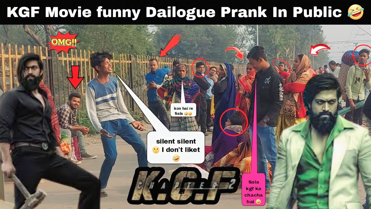 KGF Funny Dialogue Prank🤣|| Kgf Chapter 2 Best Dialogue Prank ...
