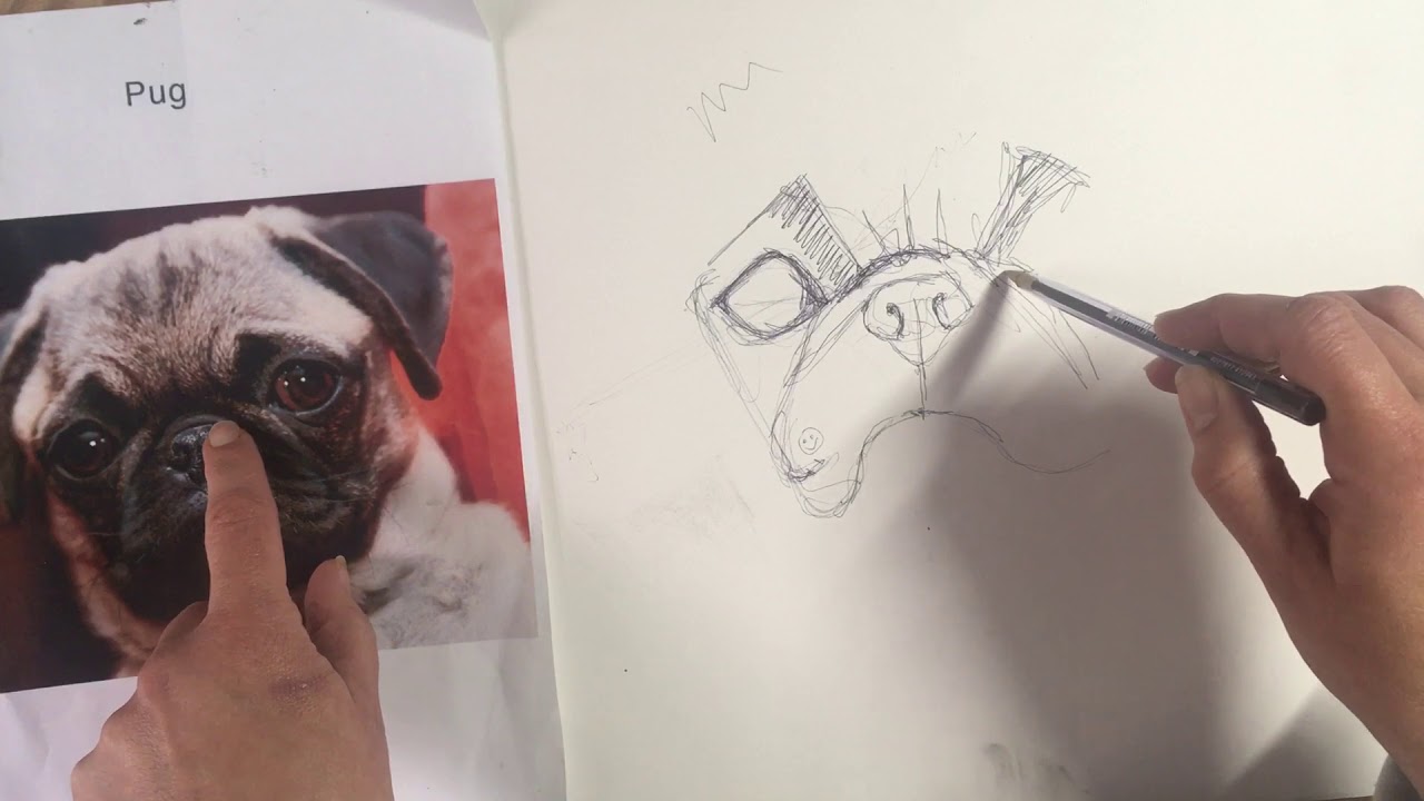 Sarah Gooder drawing #1 - YouTube