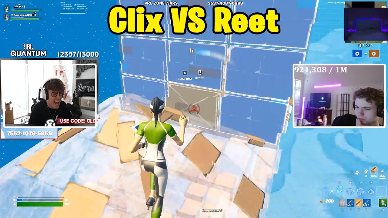 Clix VS Reet 2v2 TOXIC Fights w/ Veno & Ritualx! - YouTube
