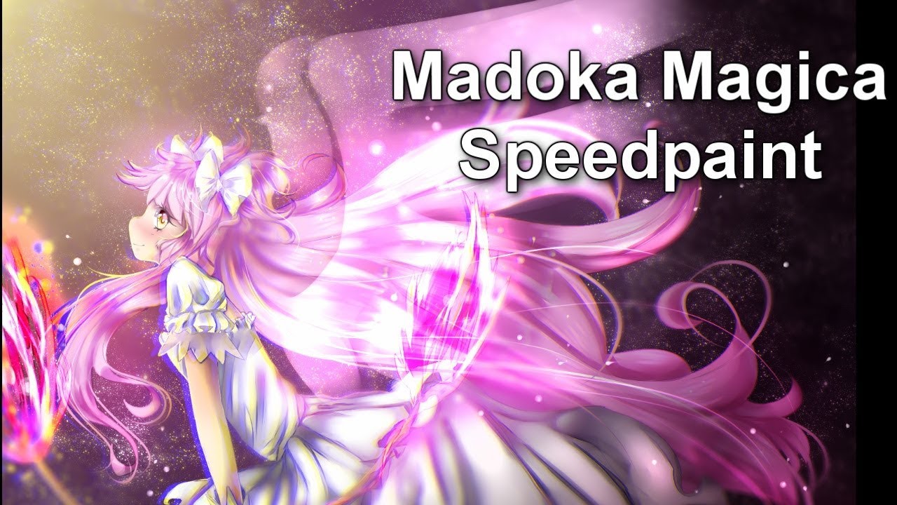 Madoka Magica Speedpaint | Godoka (Paint Tool SAI) - YouTube