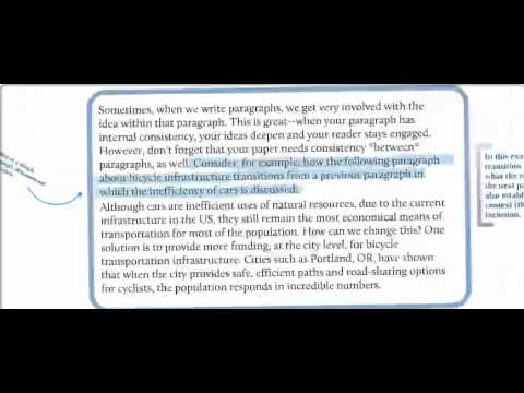 transitioning between paragraphs - YouTube