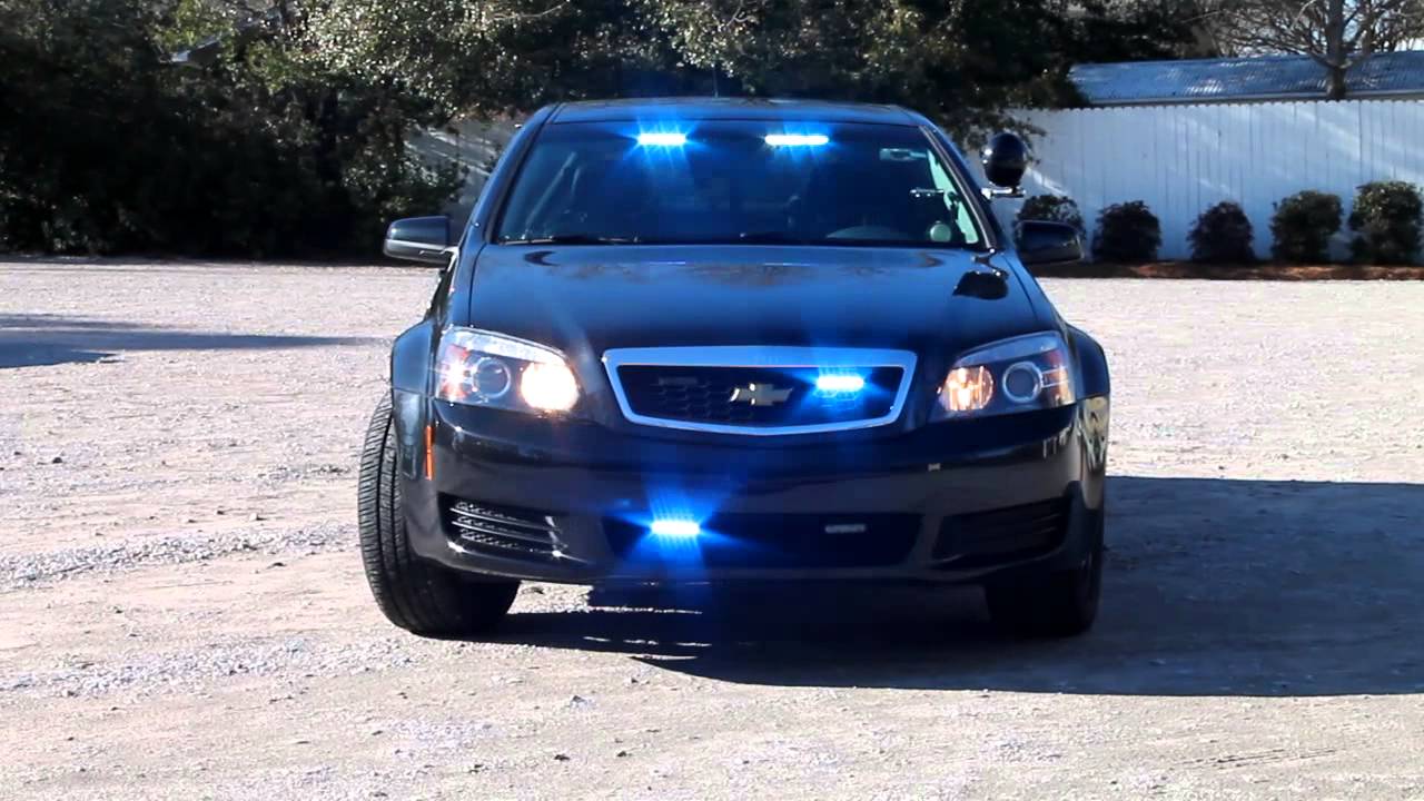 Springdale Police Caprice PPV Front Lights - YouTube