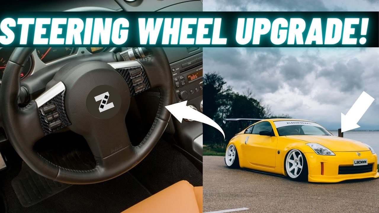 UPGRADING MY 350Z STEERING WHEEL TO OEM+ *Carbon Fiber* - YouTube