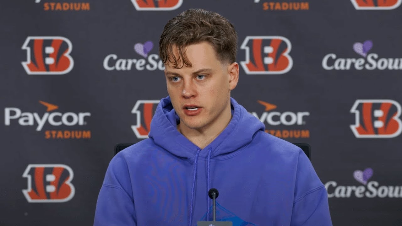 Joe Burrow End Of Season Press Conference - YouTube
