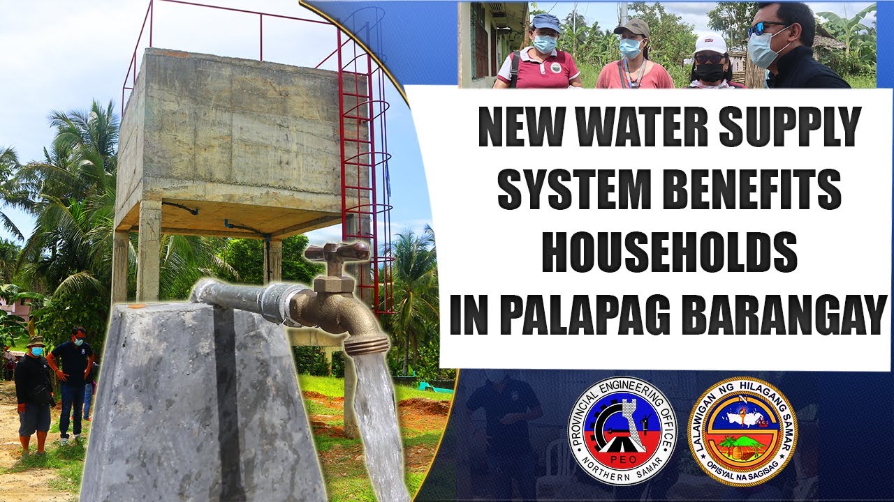 NEW WATER SUPPLY SYSTEMS BENEFITS HOUSEHOLDS IN PALAPAG BARANGAY - YouTube