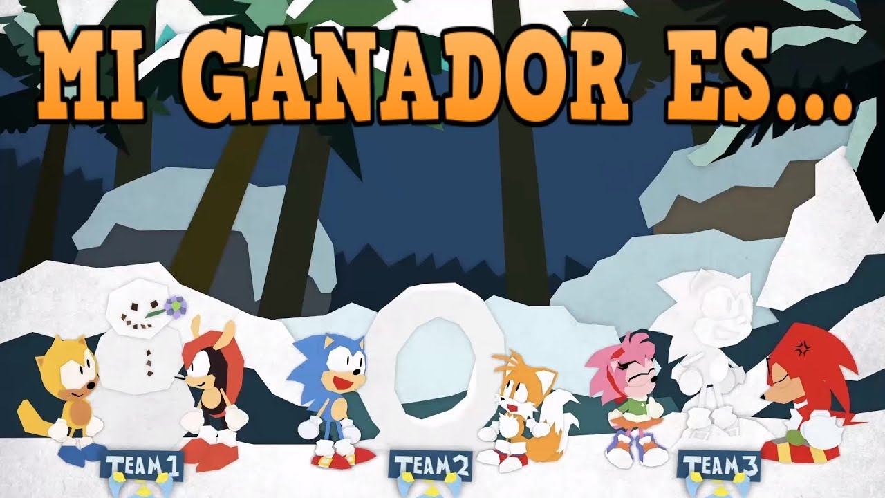 MI GANADOR EN... "Sonic Mania Adventures Papercraft Edition" - YouTube