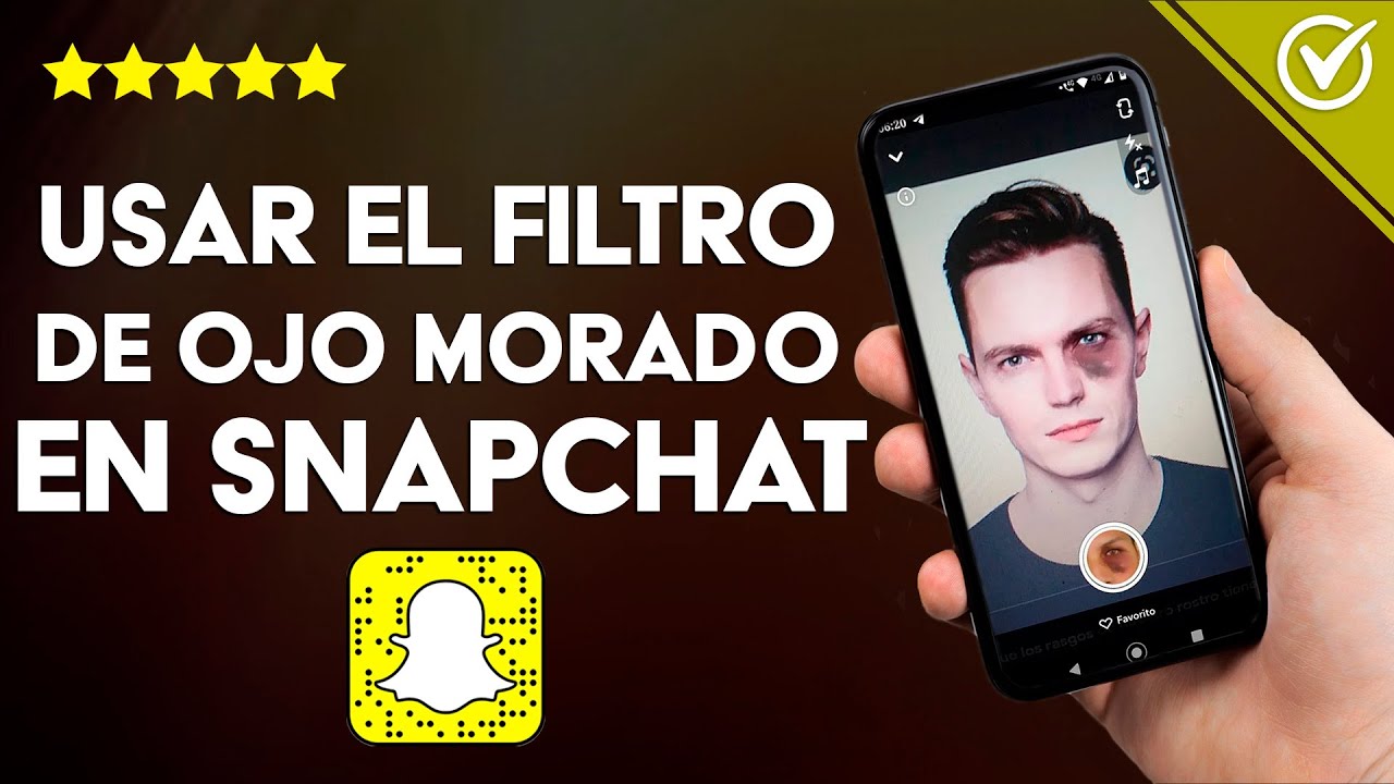 ¿Cómo usar el filtro del ojo morado en SNAPCHAT? - Prueba filtros ...