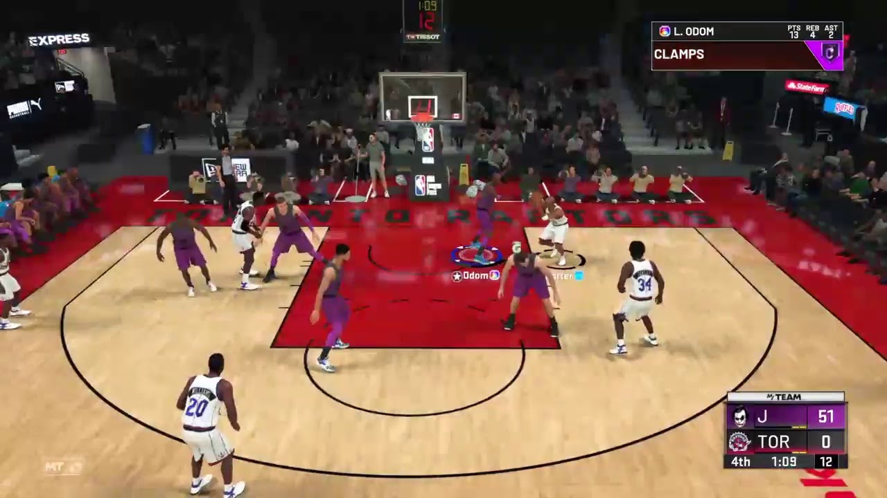 NBA 2K20 MyTeam I kept the cpu at 0 points for a whole game?! - YouTube