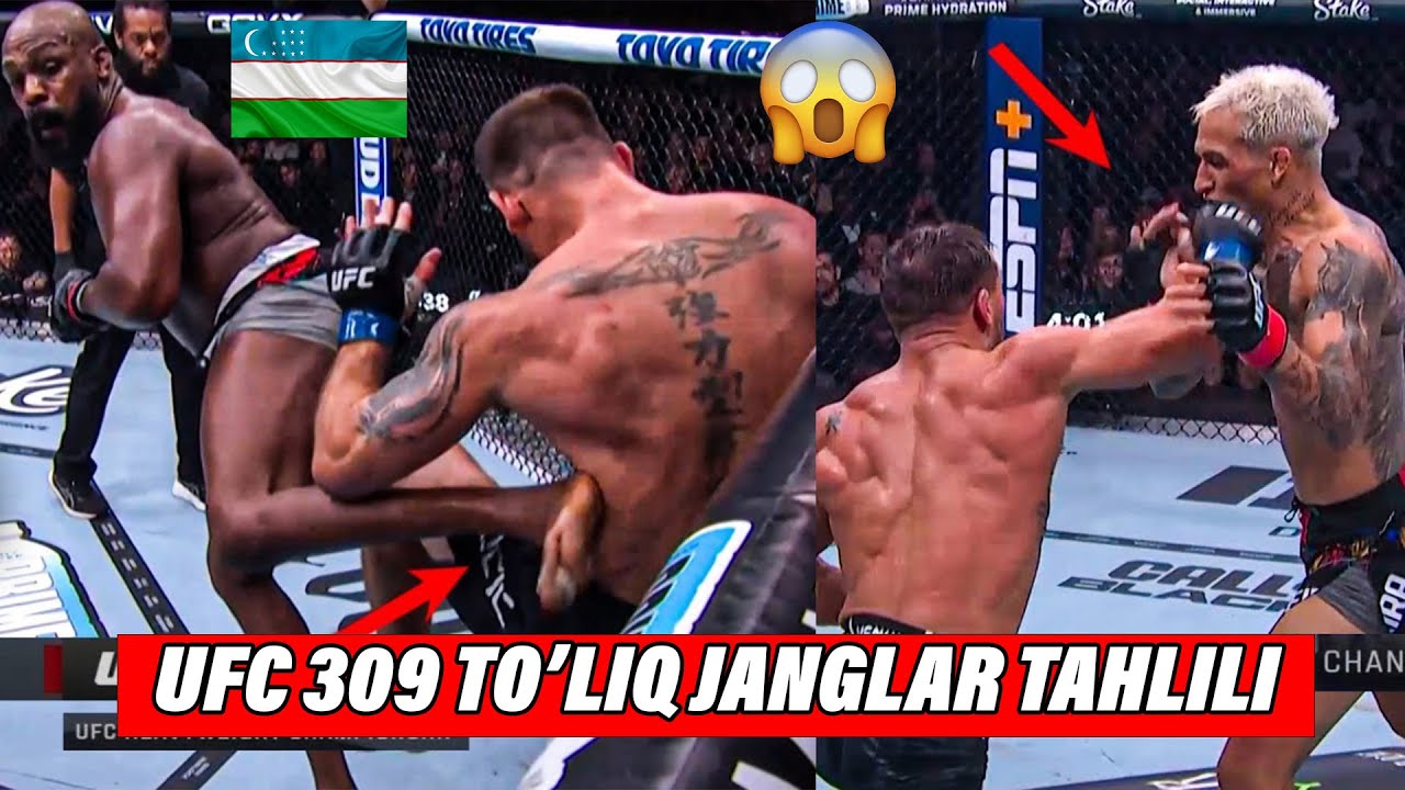 UFC 309 TO'LIQ JANGLAR TAHLILI: OLIVERA-CHENDLER, JON JONS- STIPE ...