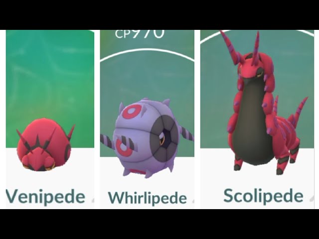 Pokemon Scolipede Evolution