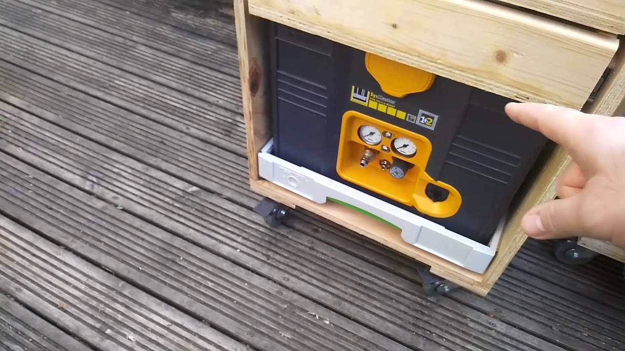 Schneider air compressor for Festool sysport users. German engineering ...