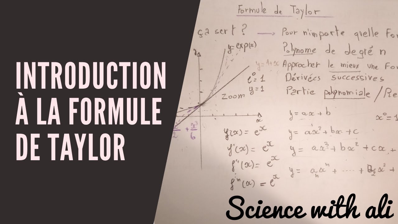 Développement limité (DL), introduction à la formule de Taylor - YouTube