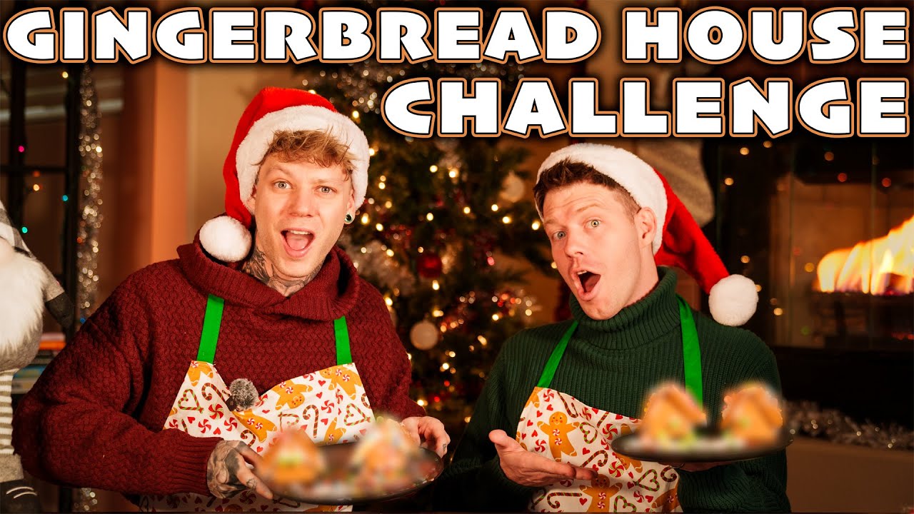 Husbands Gingerbread House Challenge For Christmas! - YouTube