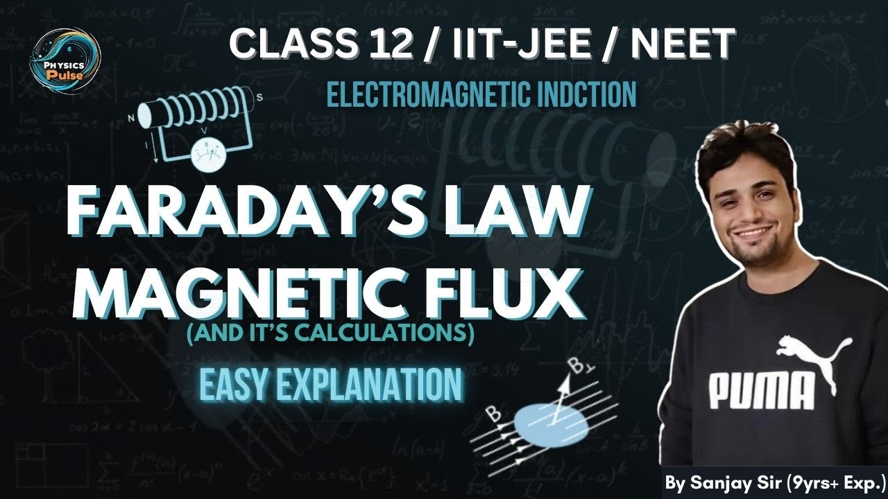 Faraday's Law | Magnetic Flux & It's calculations | Class 12 ...