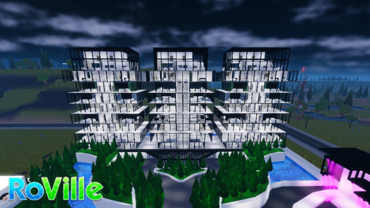 Luxury Hotel || Home Tour With House Code || Roblox RoVille - YouTube