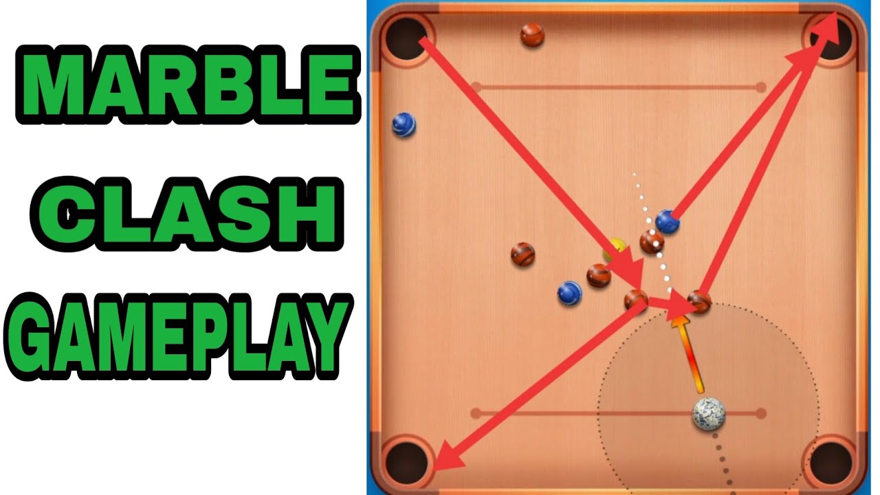 Marble clash Trick shot my first video - YouTube