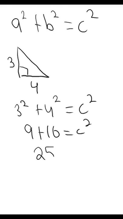 Pythagorean Theorem Example - YouTube