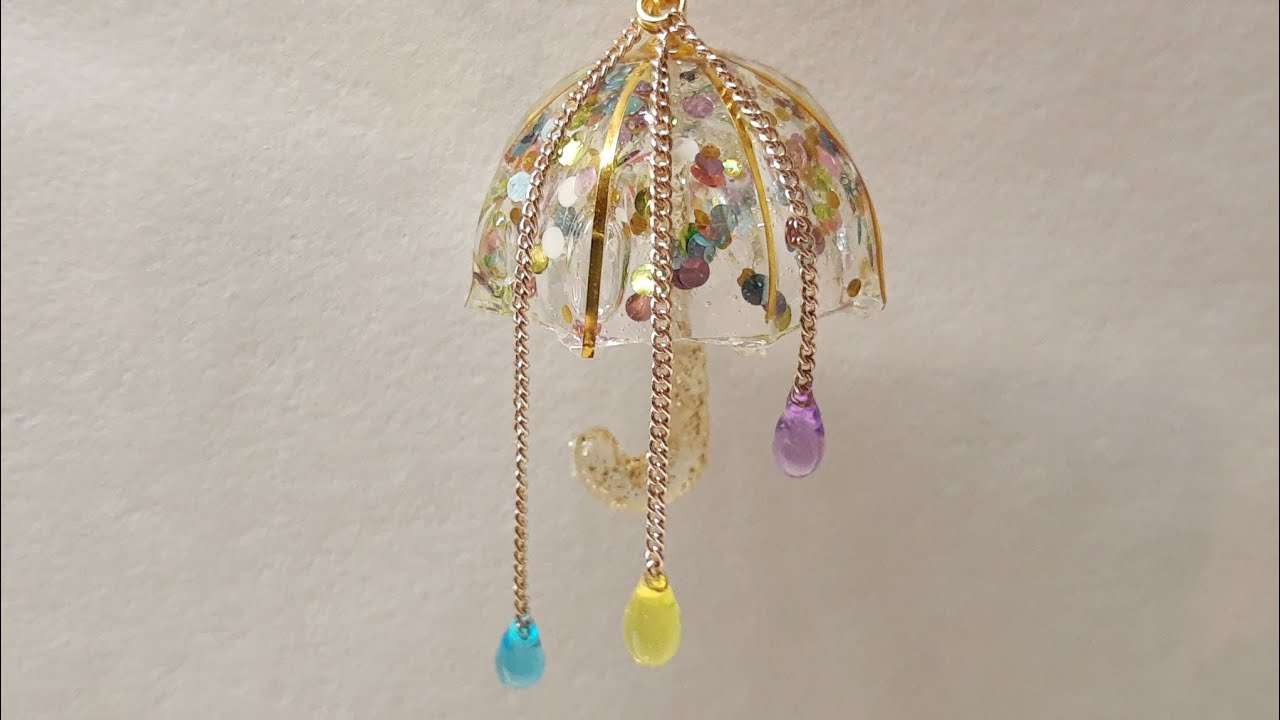 umbrella diy uv resin - YouTube