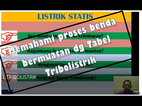 LISTRIK STATIS BAGIAN 1- DERET TRIBOLISTRIK - YouTube