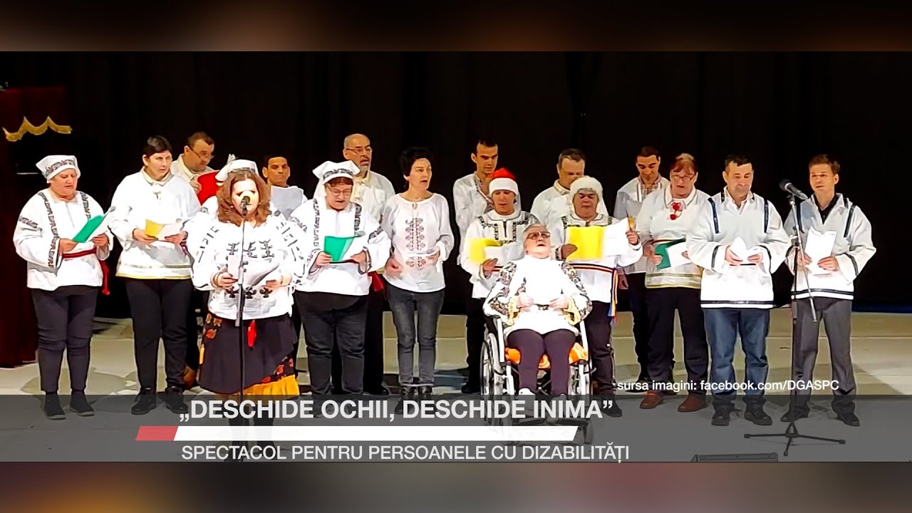 „Deschide ochii, deschide inima”, spectacol pentru persoanele cu ...
