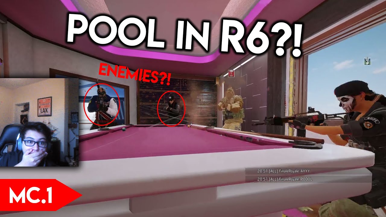 PLAYING POOL IN R6?! || Mysthicc Clips #1 - YouTube